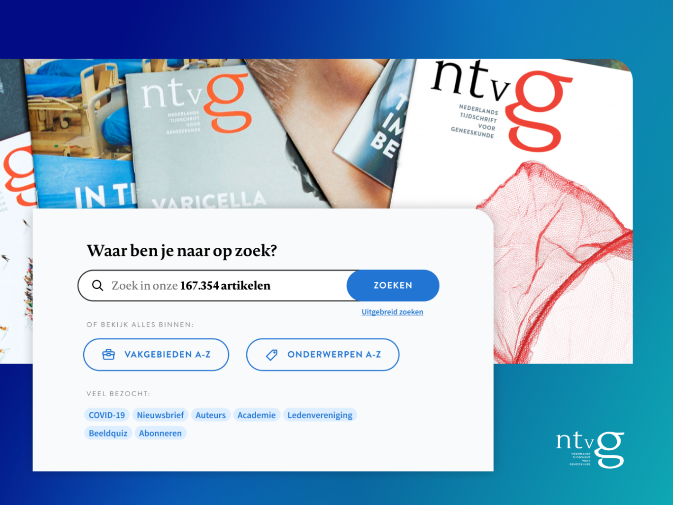 Nederlands Tijdschrift voor Geneeskunde (NTvG) | Drupal.nl
